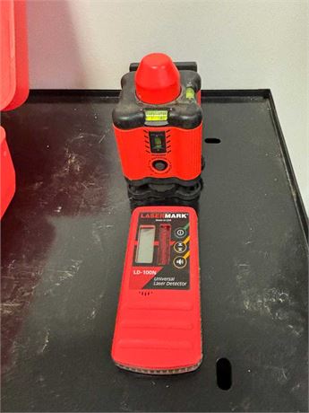 Lot - LaserMark Rotary Laser Level with Detector | Place Your Bid at ...