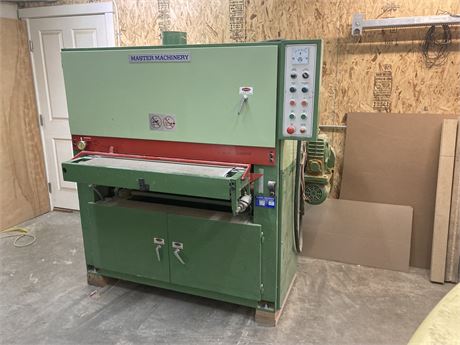 Lot - Master Machinery "MC-37-HD-WB" Widebelt Sander | Place Your Bid ...