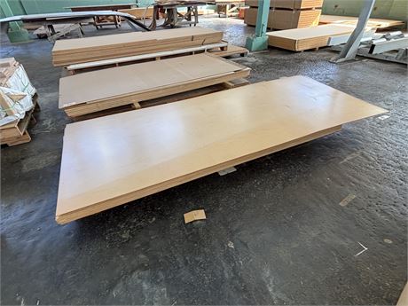 Lot - Pre-Finished Birch Panels | Place Your Bid at MachineryMax