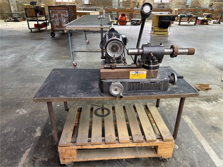 Lot - Cuttermaster "MG-30" Precision Tool and Cutter Grinder & Cart ...