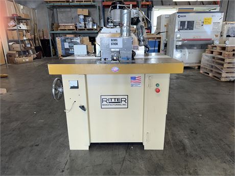 Lot - RITTER "R1175ST" Sticking Shaper with Steff 2038 PowerFeed ...