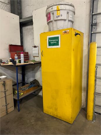 Lot - Emergency Spill Kit Cabinet | Place Your Bid at MachineryMax