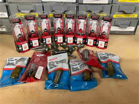 Lot - Router Bits | Place Your Bid at MachineryMax