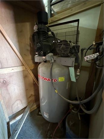 Lot - Westward "7.5 HP" Air Compressor | Place Your Bid at MachineryMax